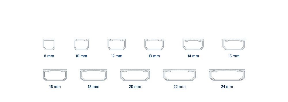 Thermix® Frame Sizes, Colours and Accessories