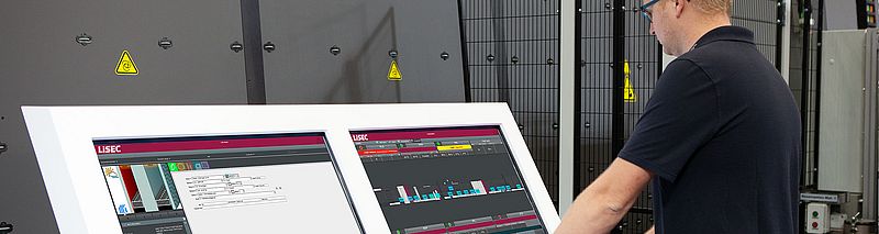Software for data transfer to insulating glass lines - LiSEC lineserver